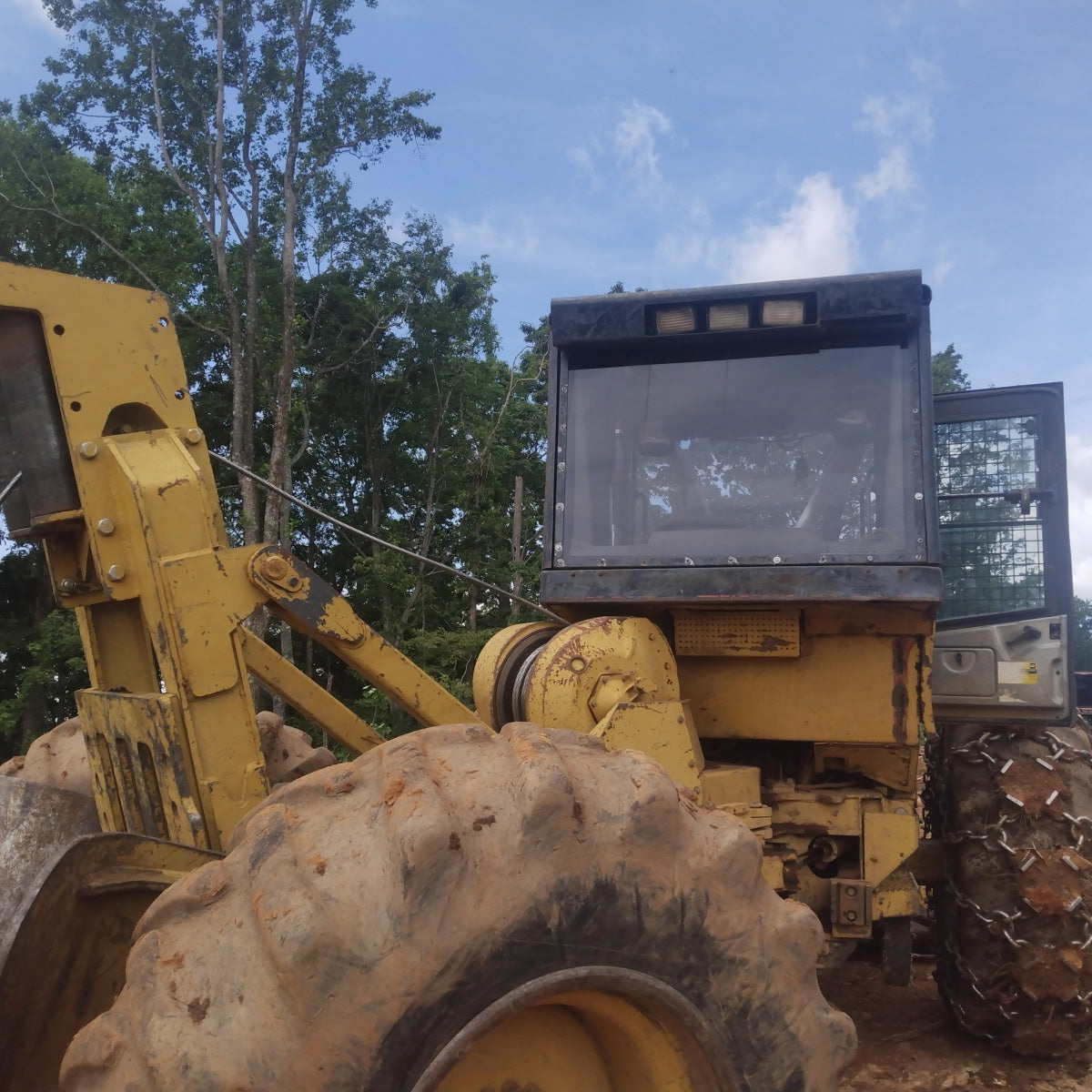 Cat 515, 525B, 535B, 545 Skidder Windows